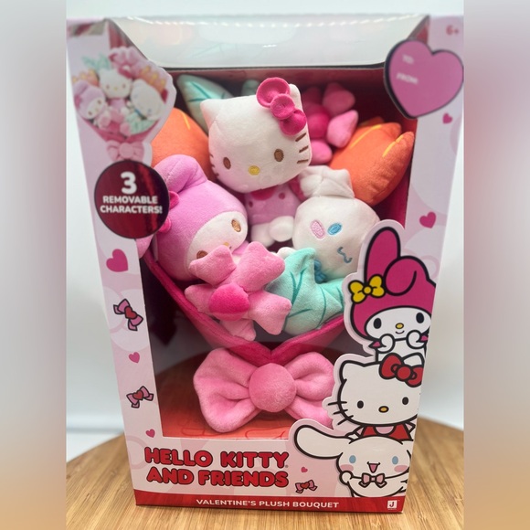 Hello Kitty | Holiday | Hello Kitty And Friends 2 Plush Valentines ...